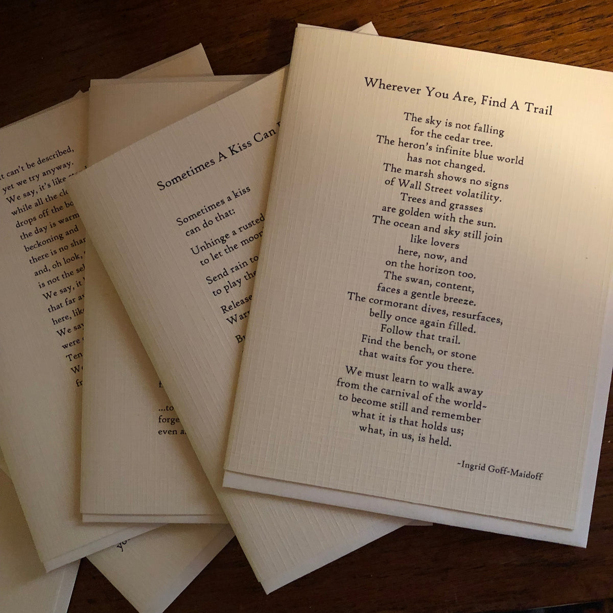 Poetry Cards- Classic – Tending Joy
